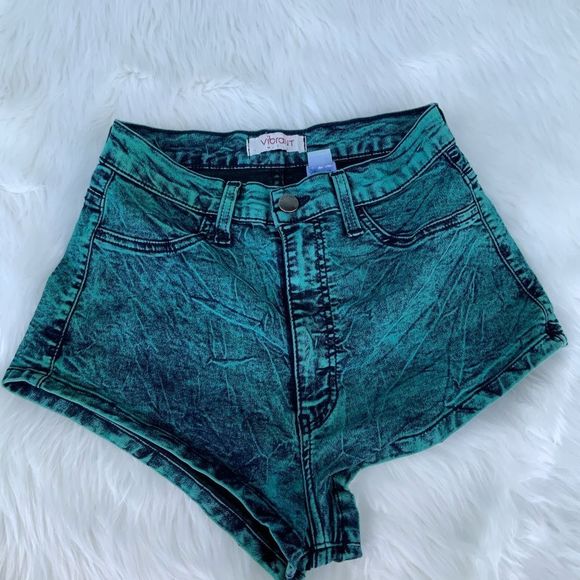Vibrant | Shorts | Vibrant Vintage Cheeky Jean Short Shorts | Poshmark
